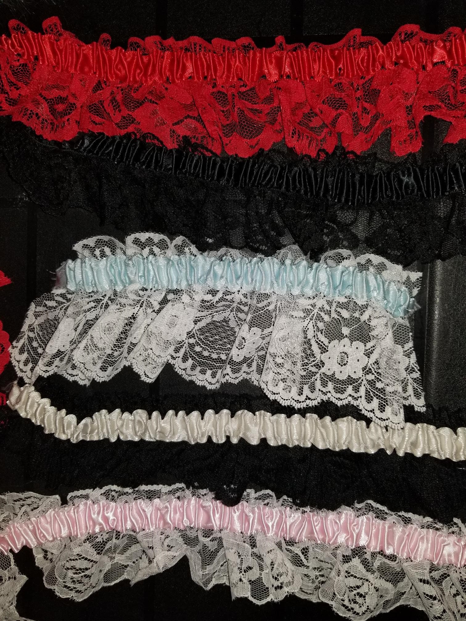 Customized Garter / Add Names Date Monogram/ Personalized - Etsy