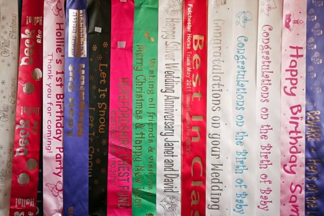 Retirement Sash / Customized Sash / Sweet 16 / Bride to Be / Bridesmaid ...