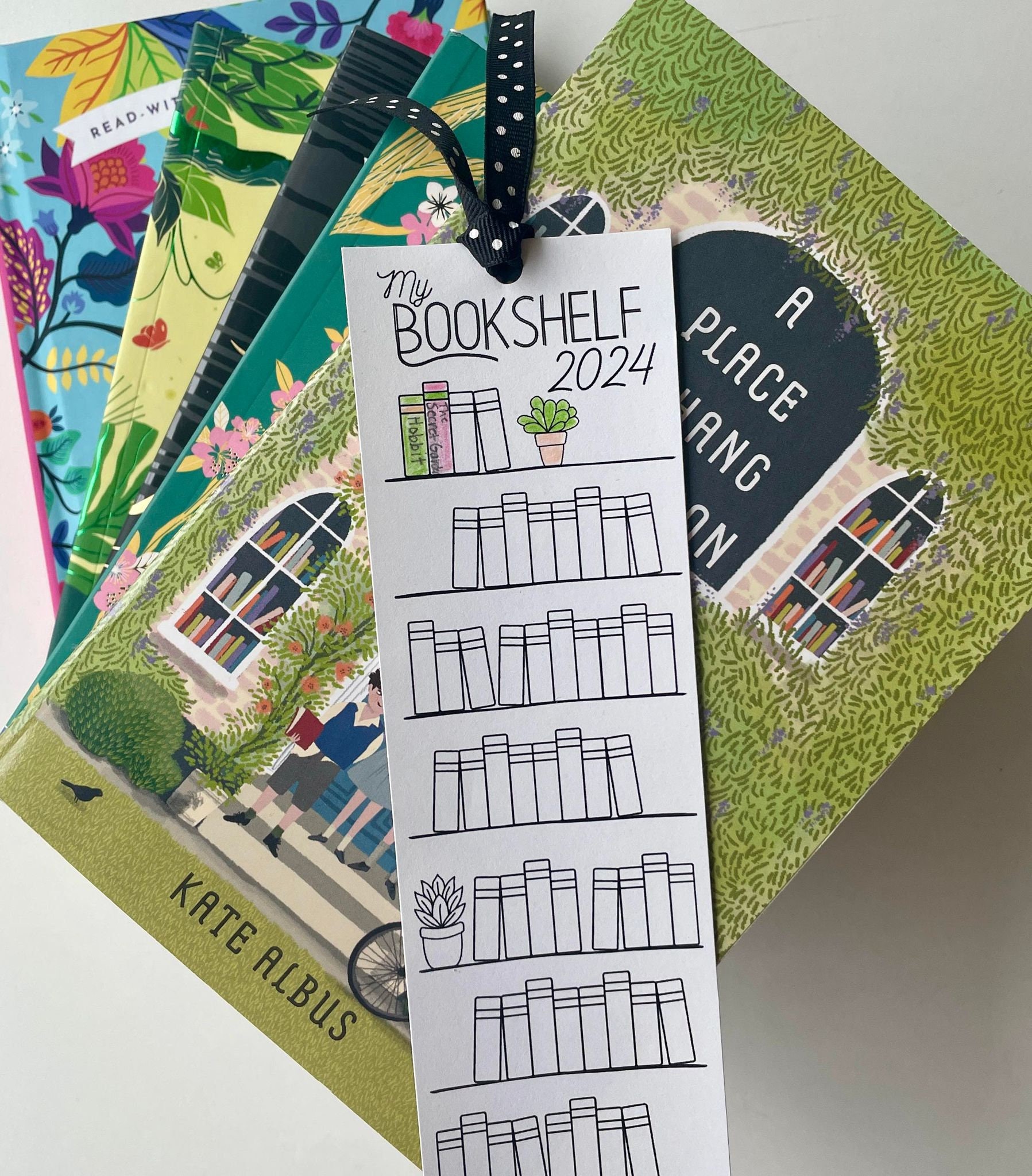 PRINTABLE Book Tracker Bookmarks, Book List Coloring, Book Log Bookmark ...