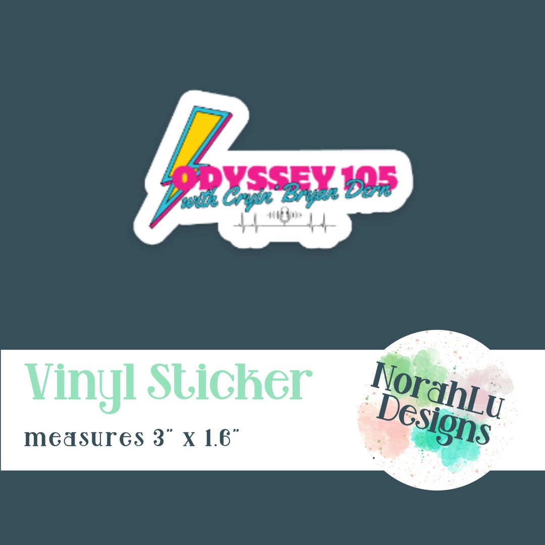 Adventures in Odyssey Radio 105 With Cryin Bryan Dern Vinyl Sticker ...