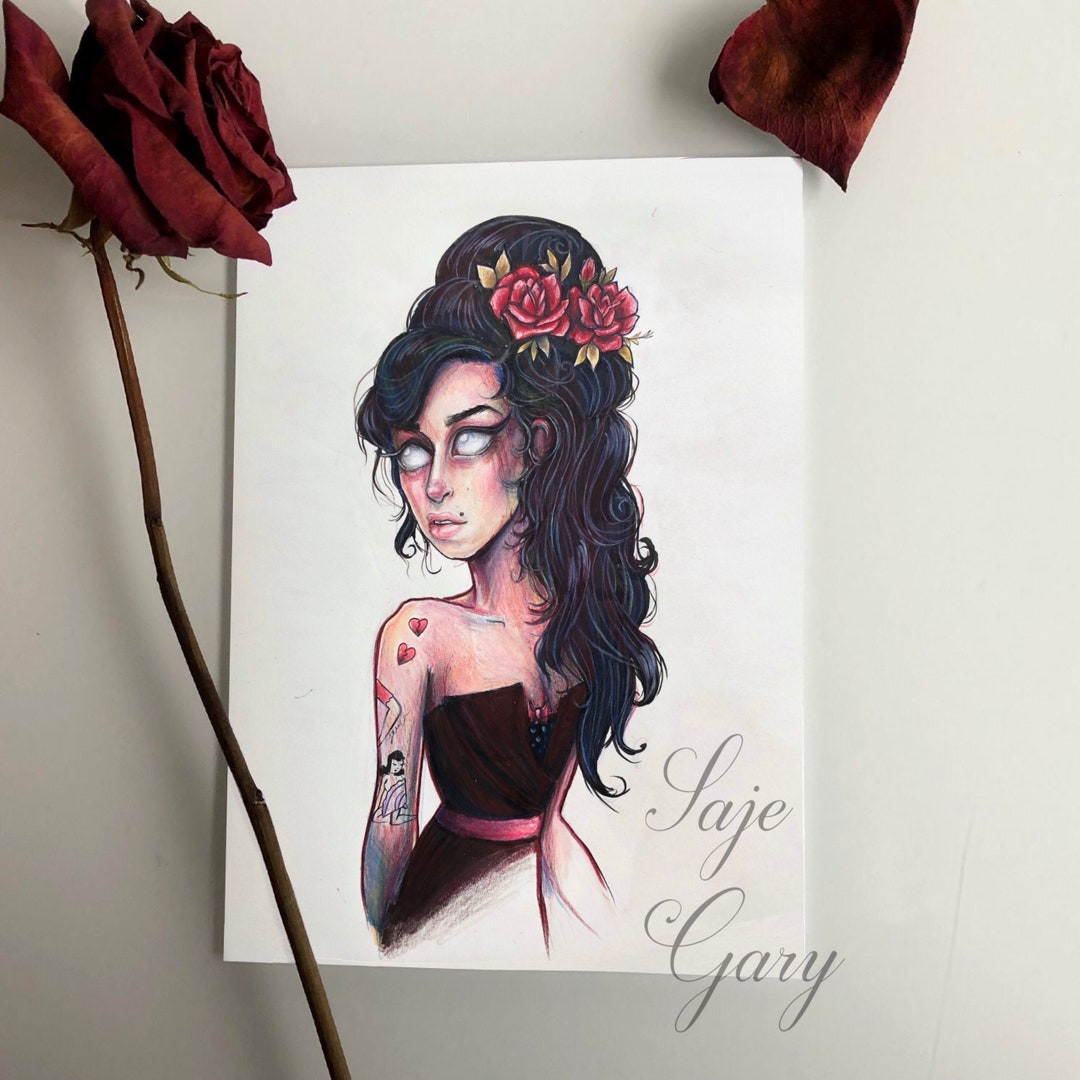 Amy Winehouse Print - Etsy