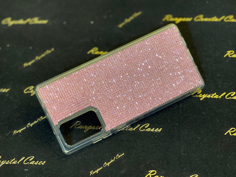 Galaxy Note 20 Note 20 Ultra With Pink Rose Rhinestone - Etsy