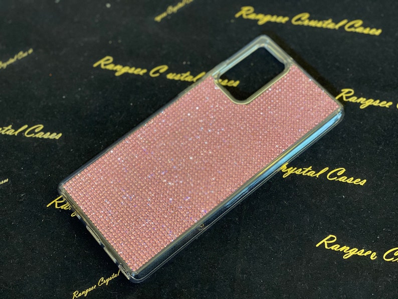 Galaxy Note 20 Note 20 Ultra With Pink Rose Rhinestone - Etsy