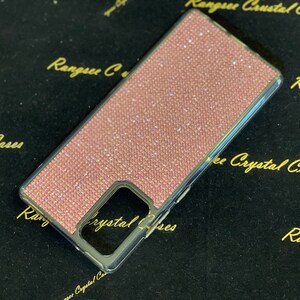 Galaxy Note 20, Note 20 Ultra With Pink Rose Rhinestone Crystals on ...