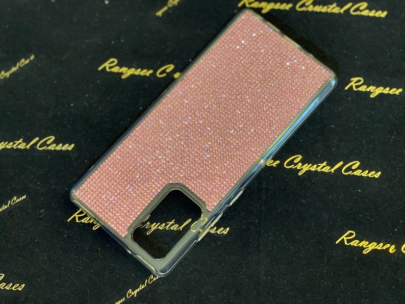 Galaxy Note 20 Note 20 Ultra With Pink Rose Rhinestone - Etsy