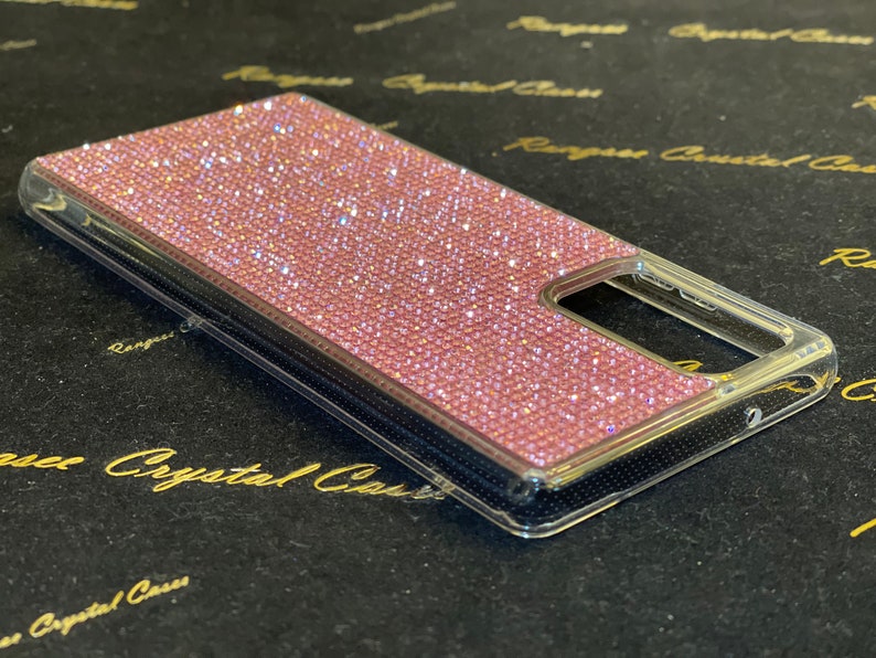 Galaxy Note 20 Note 20 Ultra With Pink Rose Rhinestone - Etsy