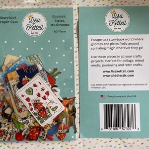 Storybook Paper Cuts, Gnomes, Pixies, Mushrooms, 60 Pieces, Lisa ...