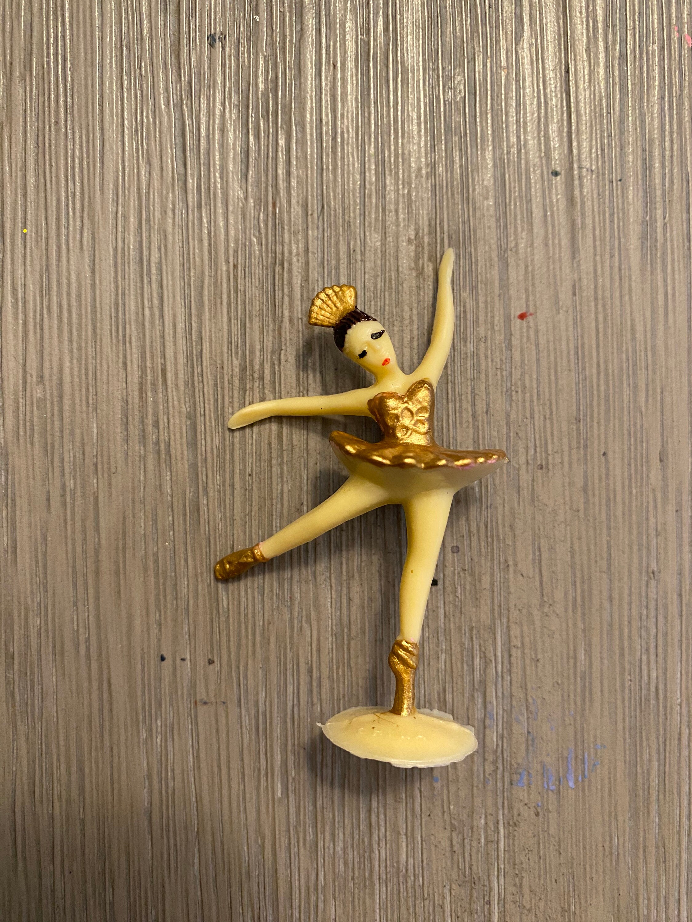Gold Retro Ballerina Cupcake Toppers Set of 6 Gold Lisa - Etsy