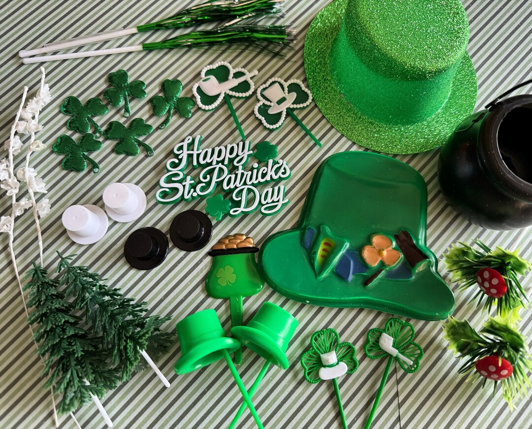 St Patricks Day Craft Box, Retro Supply, Lisa Kettell - Etsy