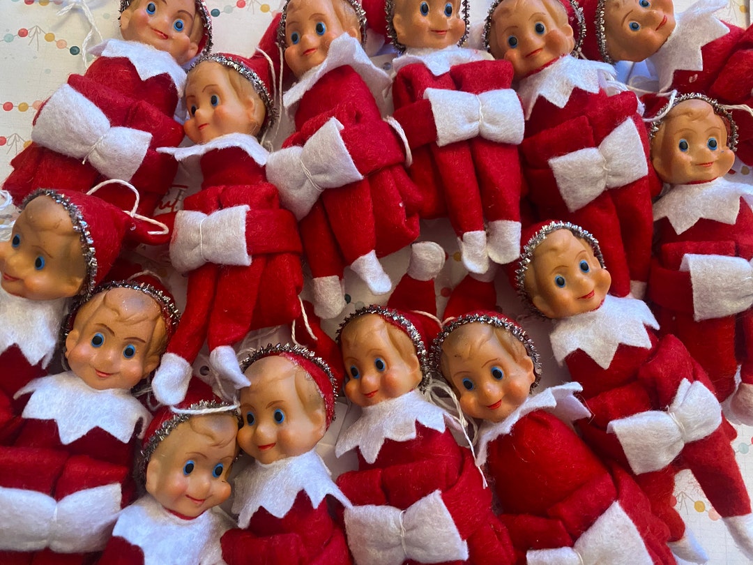 Old Fashioned Santa Elf, Vintage Supply, Lisa Kettell - Etsy