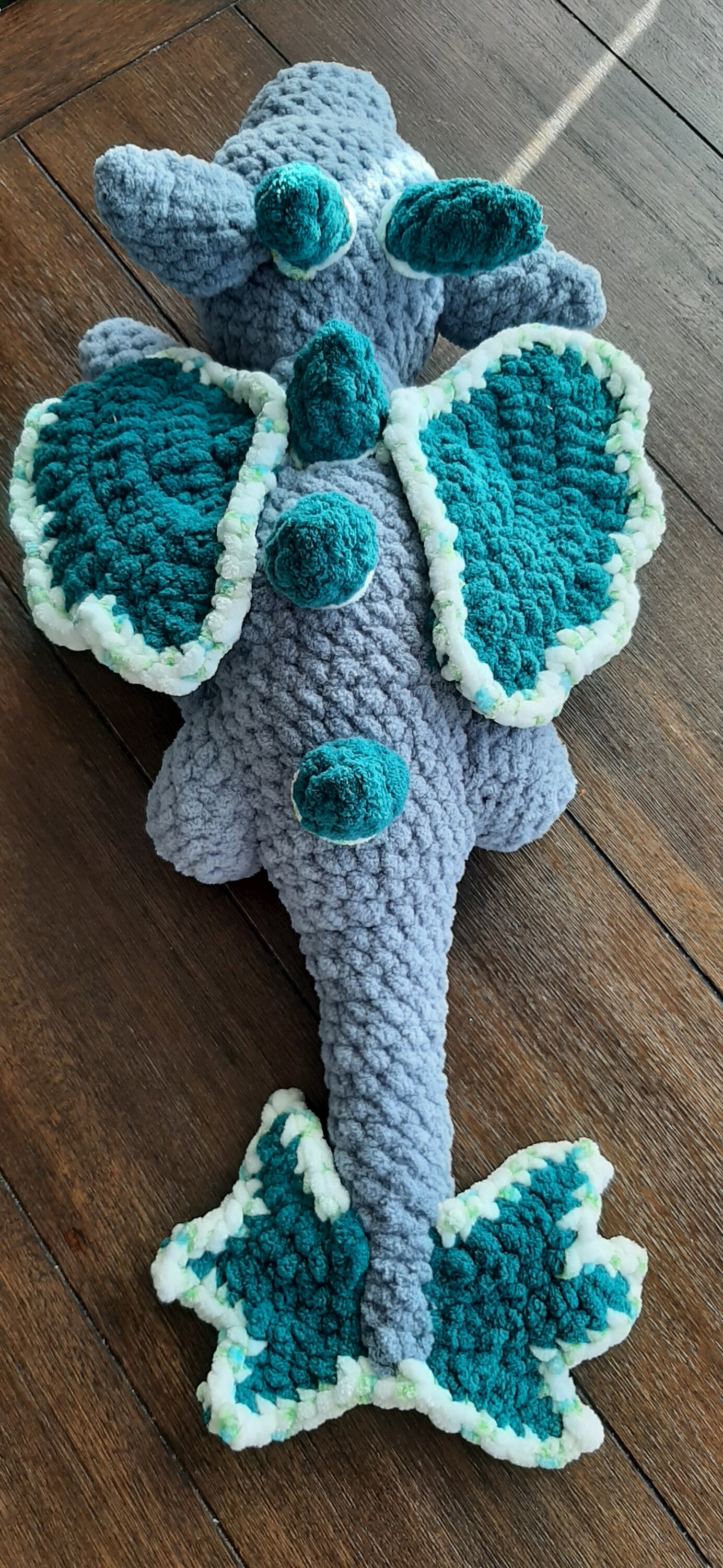 Crochet Darling Baby Dragon Plushie, Soft Dragon, Crochet Dragon Gift ...