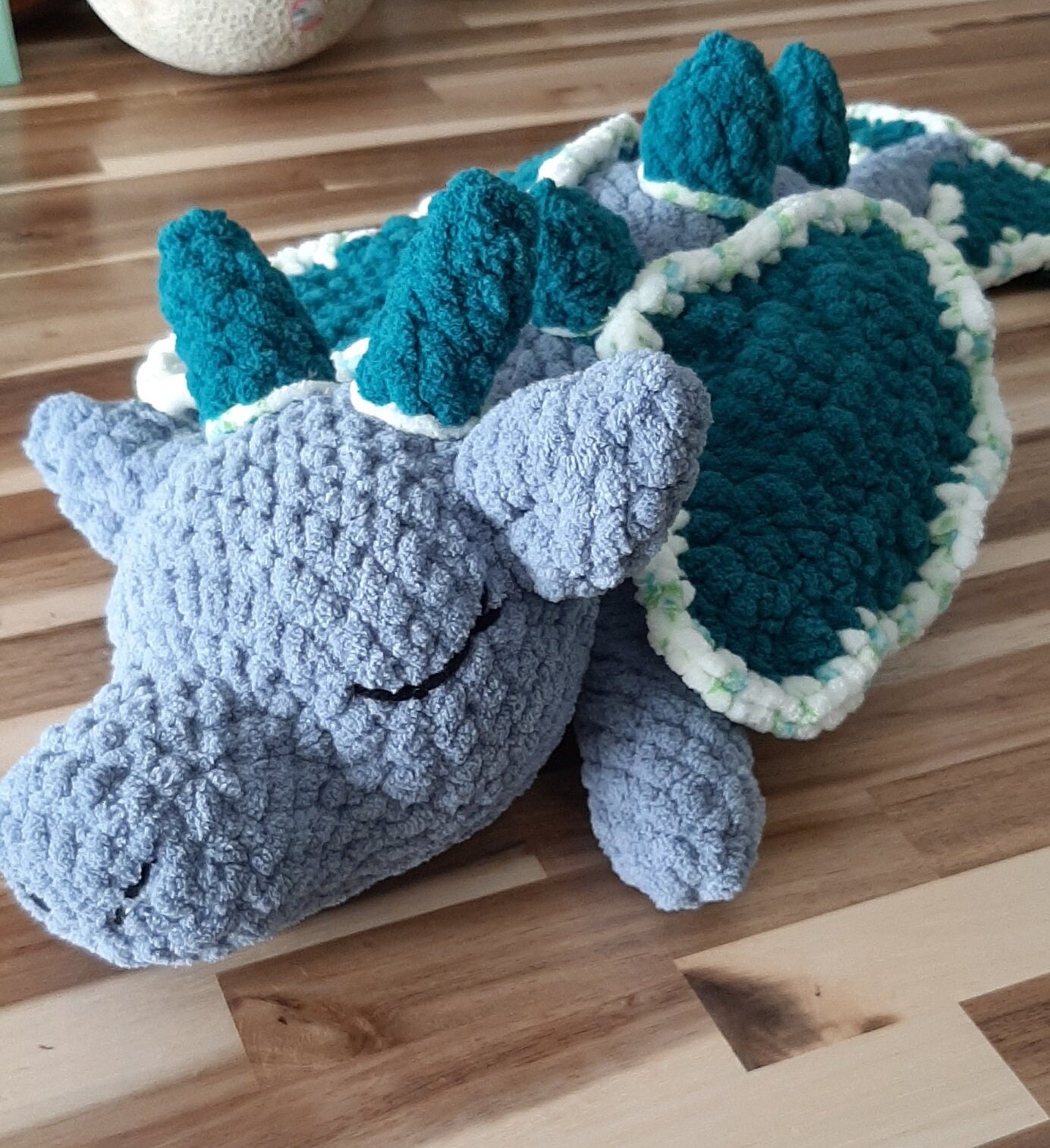 Crochet Darling Baby Dragon Plushie, Soft Dragon, Crochet Dragon Gift ...