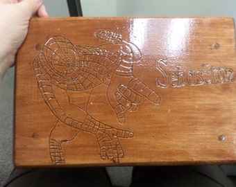 Spiderman Stool - Etsy