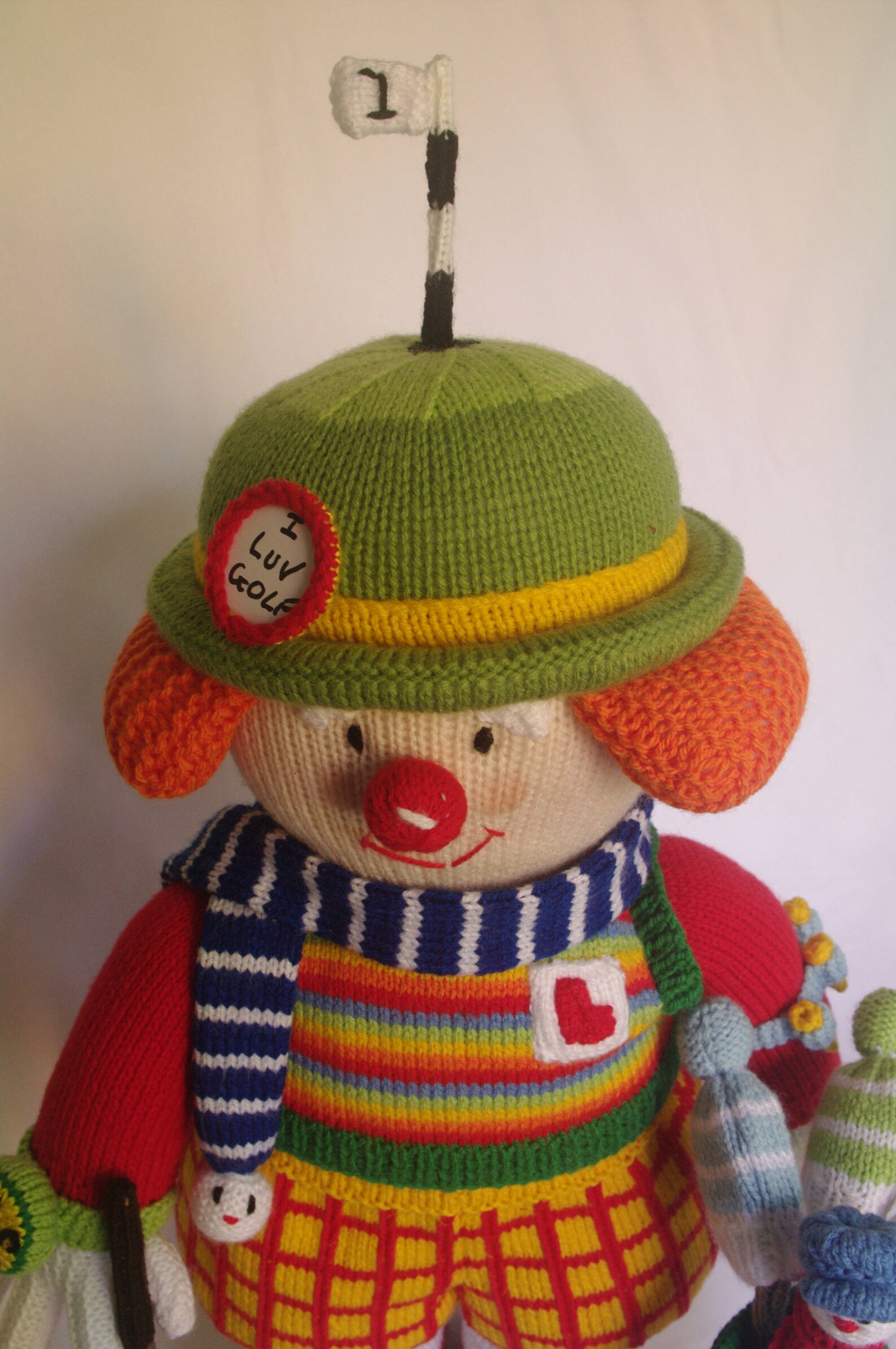 Binky Bunker Jean Greenhow Red Nose Gang Golfing Clown - Etsy