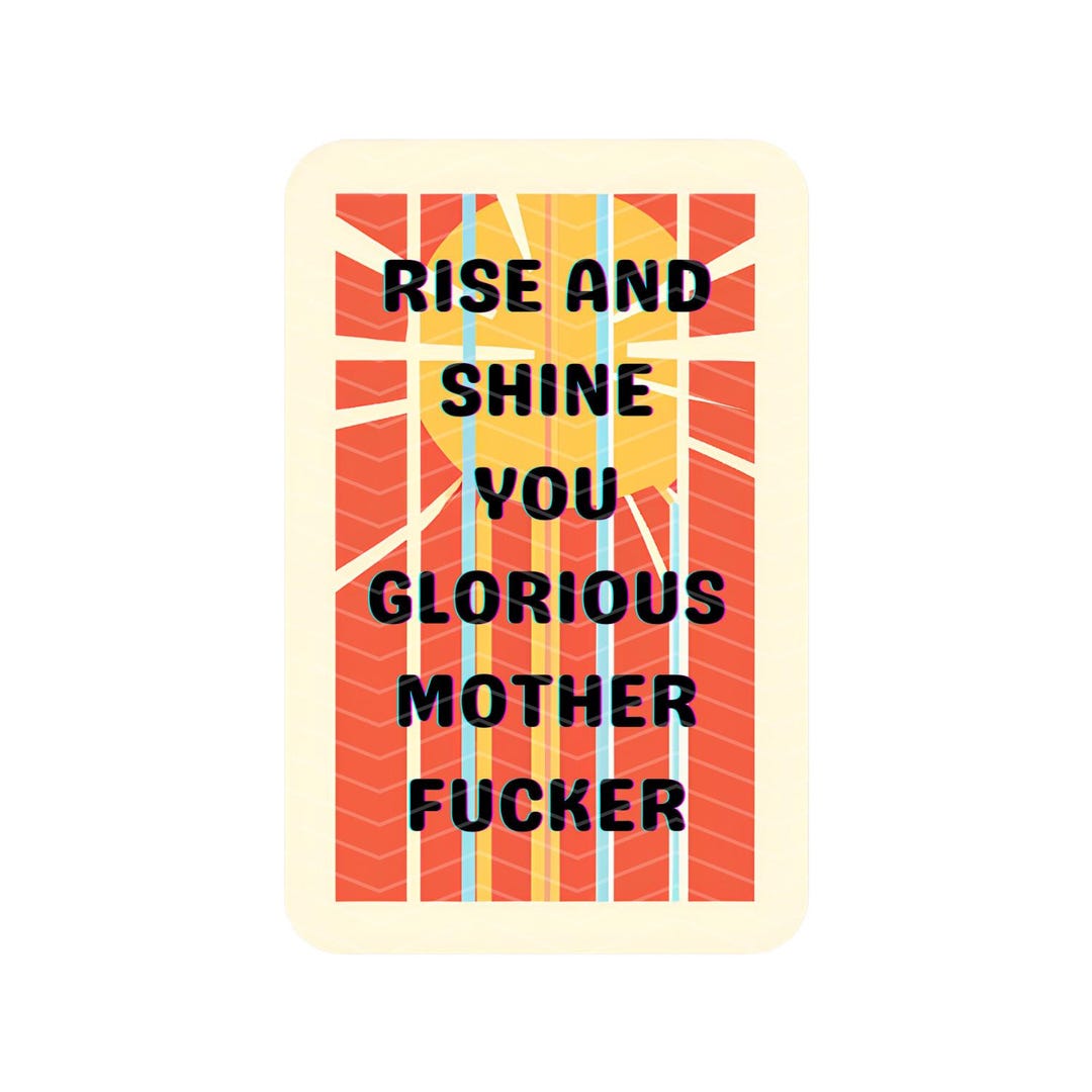 Retro Funny Sarcastic Snarky PNG SVG Bold Wall Art Motivational Sunset ...