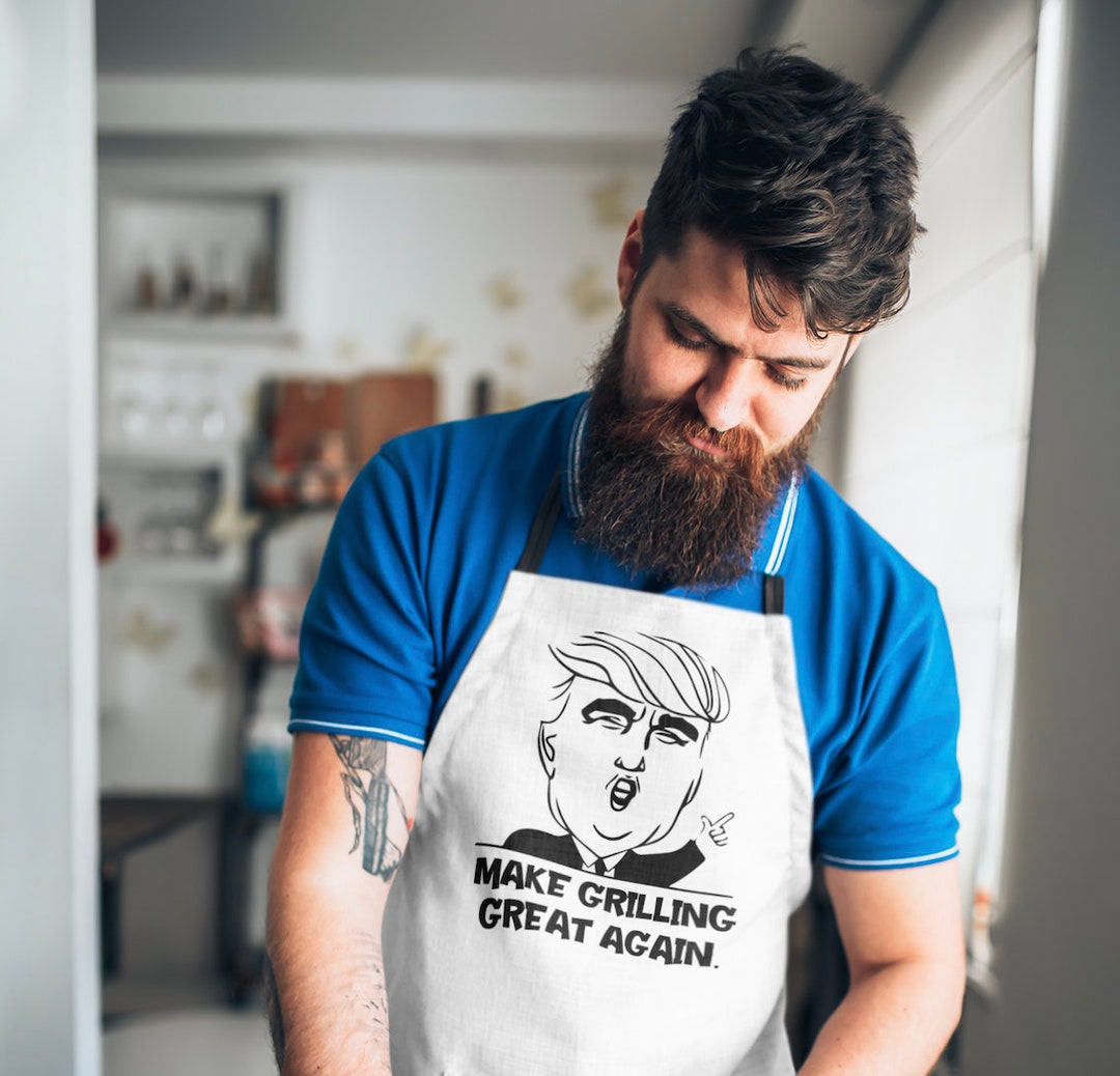 Trump Funny Apron Christmas Gift Stocking Stuffer Chef Apron Make ...