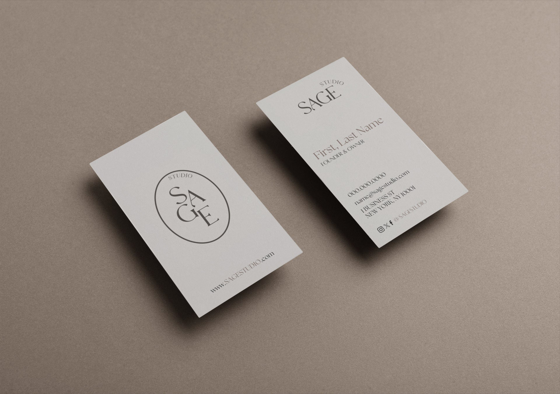 4 Custom Templates for Business Cards - Etsy