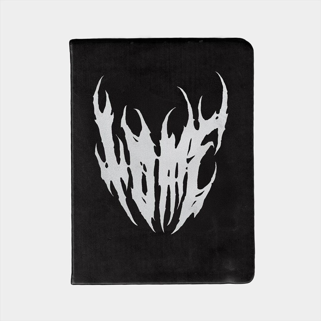 TOME / Hand-lettered Gothic Diary Journal - Black Hardcover - Lined or ...