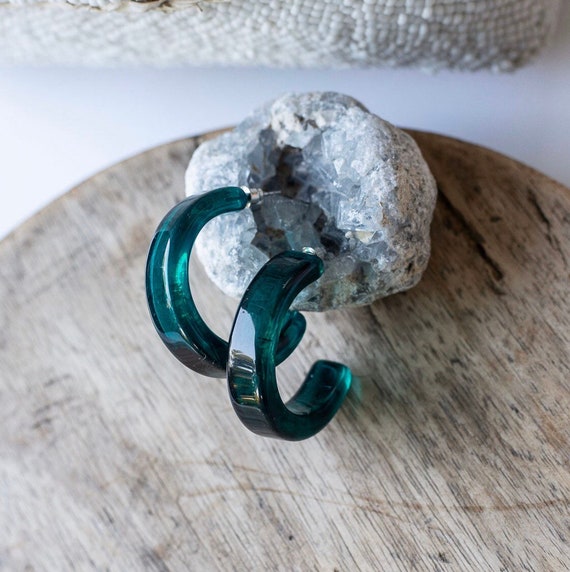 OC Haley Hoops in Emerald City Green - Etsy