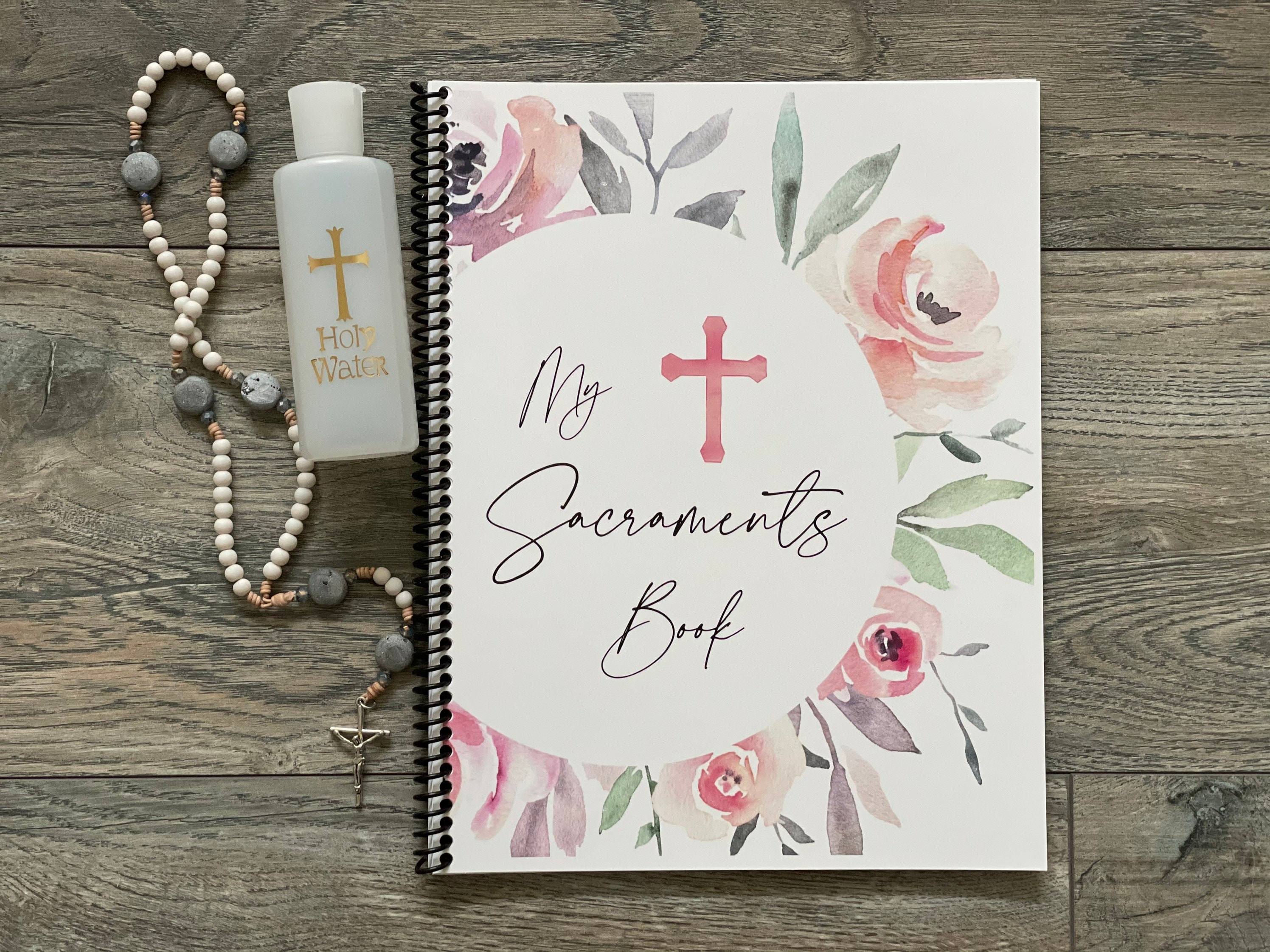 Catholic Sacrament Book- Girl, Goddaughter Gift, Baptism Gift, First ...