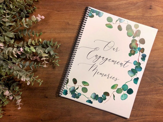 ENGAGEMENT Memories Memory Book Just Engaged Getting | Etsy