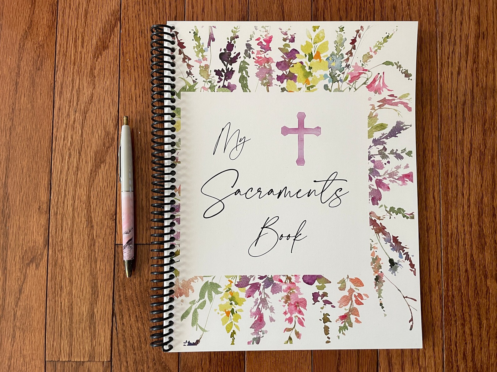 Catholic Sacrament Book- Wildflower-girl, Goddaughter Gift, Baptism ...
