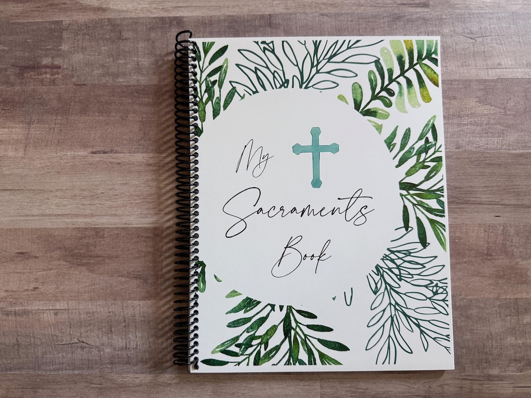 Catholic Sacrament Book- Boy, Godson Gift, Baptism Gift, First Holy ...