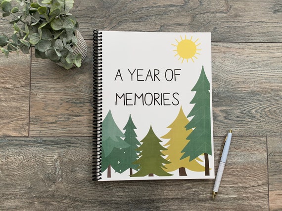 A Year of Memories ANY YEAR Memory Book Holiday Memories | Etsy