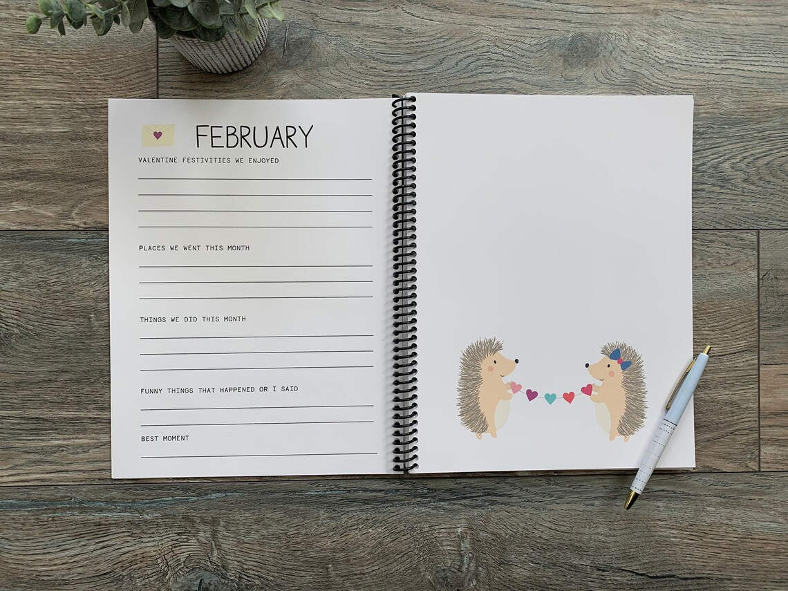 A Year of Memories ANY YEAR Memory Book Holiday Memories | Etsy