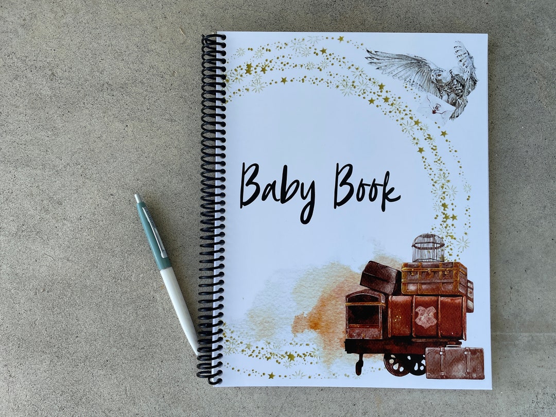 Baby Book | Personalized Baby Book, HP Baby, Wizard World Baby Book - Etsy