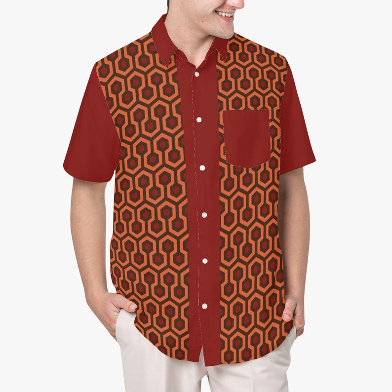 The Shining Overlook Hotel Hallway Carpet Pattern Hawaiian Shirt - Etsy