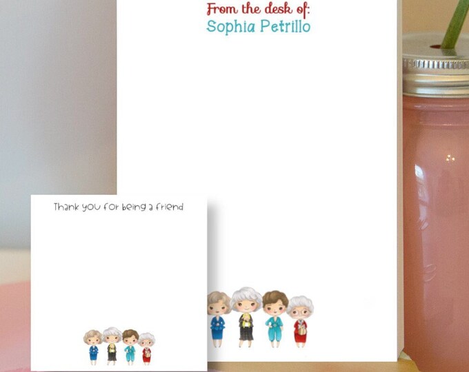 Golden Girls Sticky Note and Notepad Bundle - Golden Girls Stationery ...