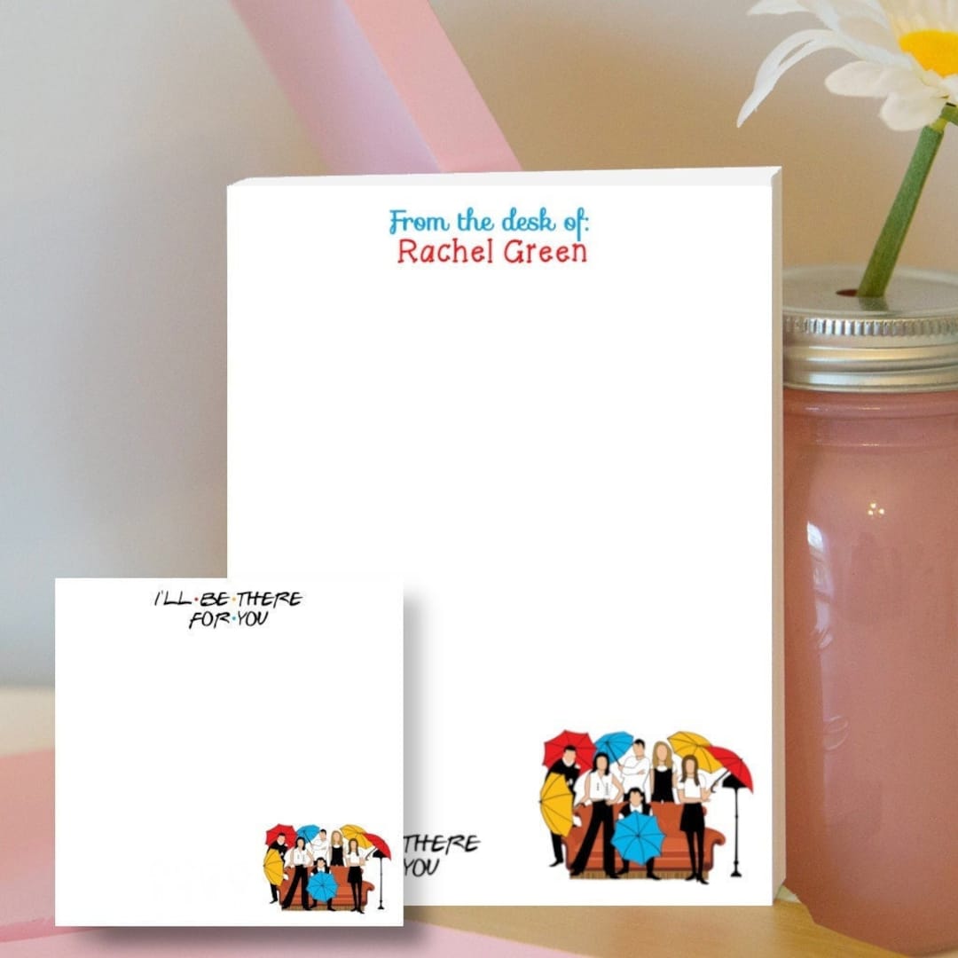 Friends Tv Show Sticky Note and Notepad Bundle - Friends Stationery ...