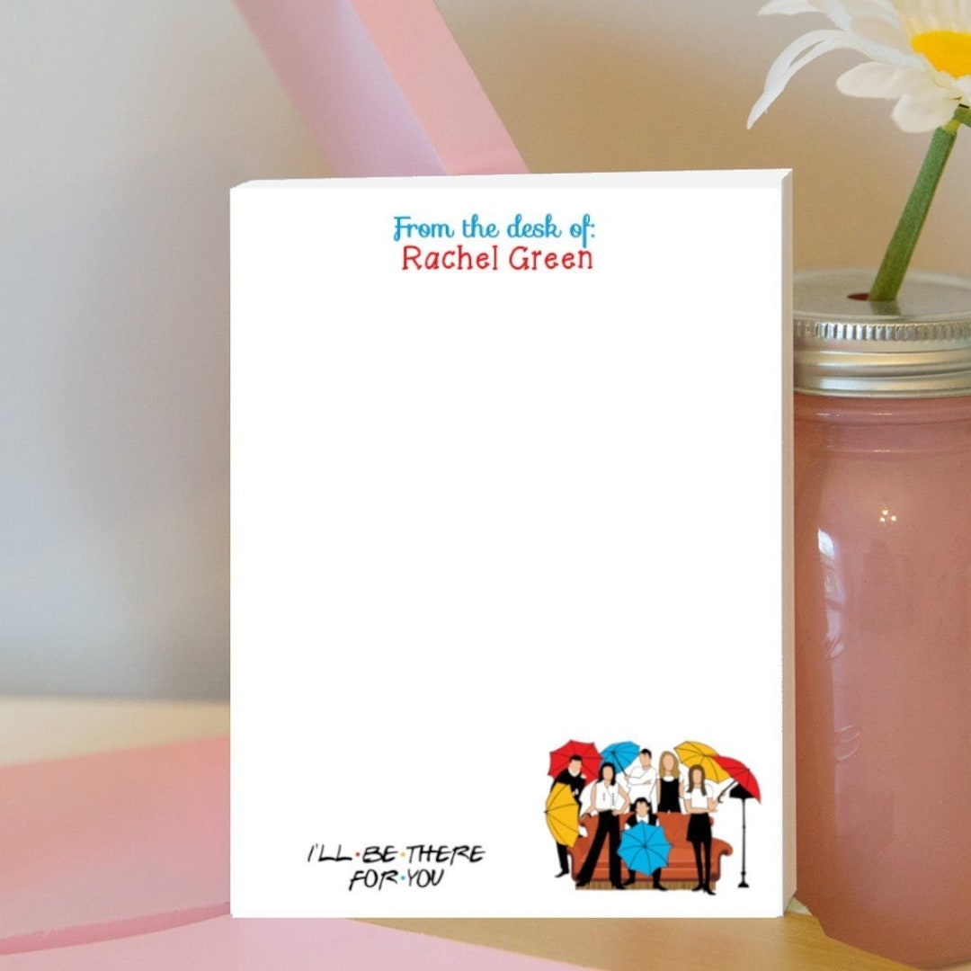Friends Tv Show Notepad - Friends Notepad - Friends Stationery ...