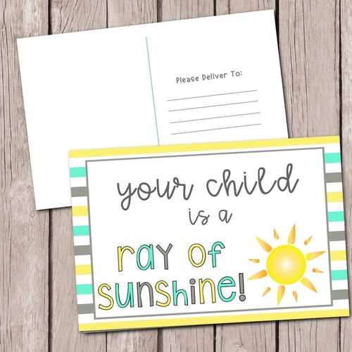 Happy Mail for Students your Child is Awesome Postcard for - Etsy