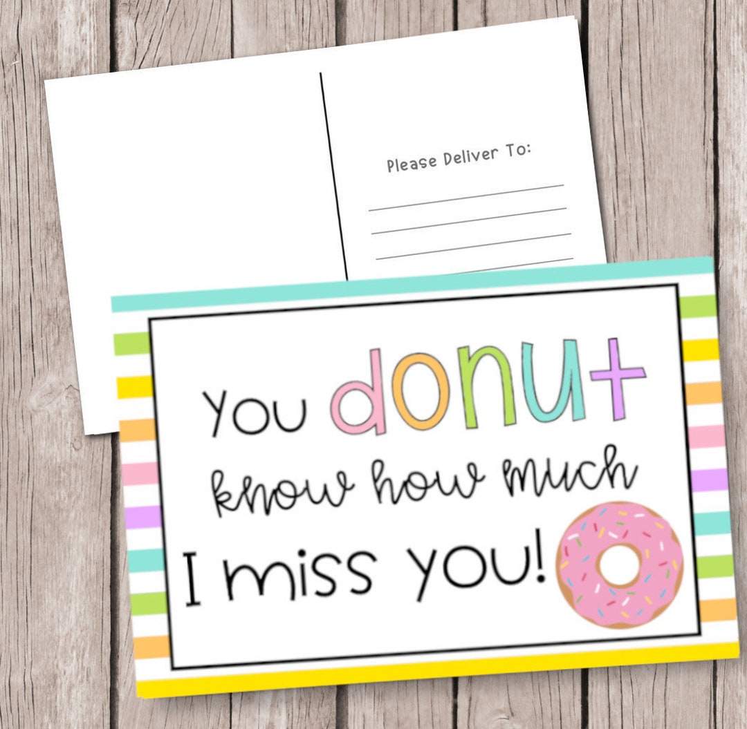 Happy Mail for Students donut Postcard for Students Donut Postcard ...