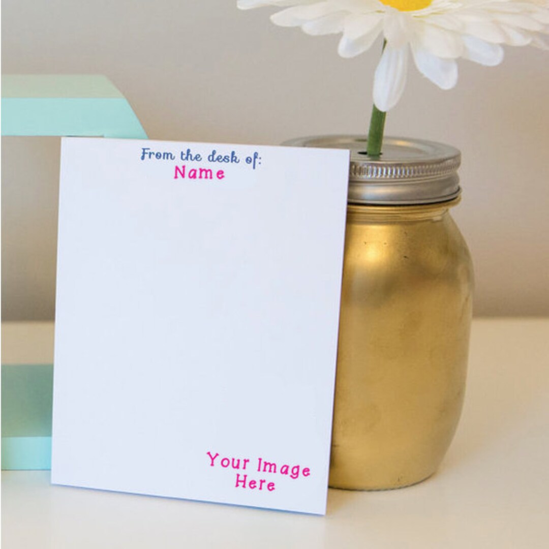 Create Your Own Notepad Personalized Custom Notepad Design Your Own