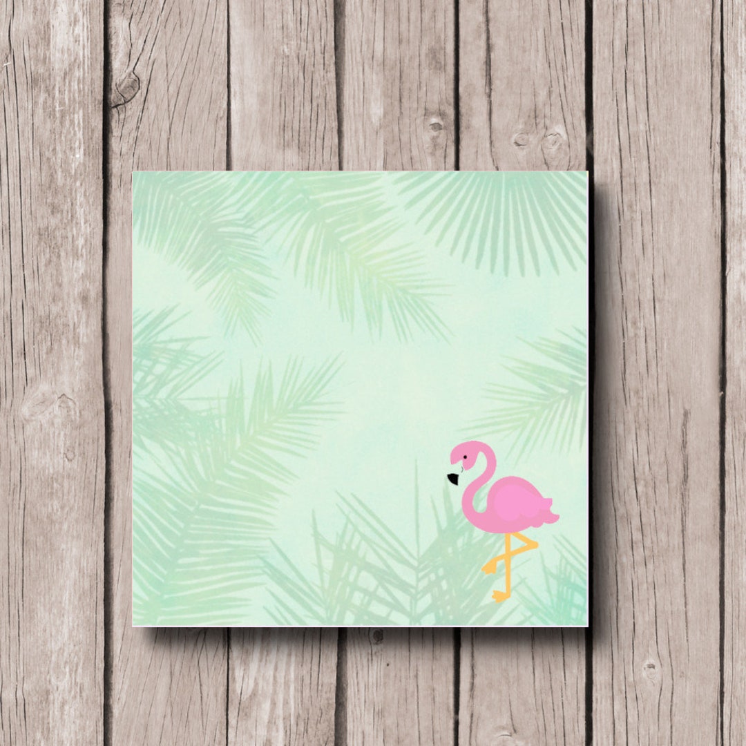 Flamingo Sticky Note Sticky Notes Teacher Sticky Note Cute Sticky Note ...