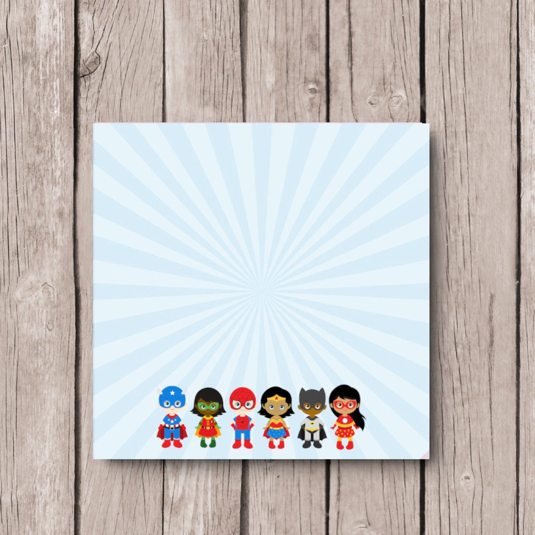 Superhero Sticky Note - Sticky Notes - Teacher Sticky Note - Sticky ...