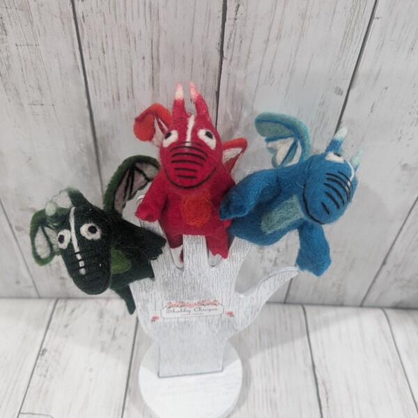 Dragon Finger Puppet - Etsy Australia