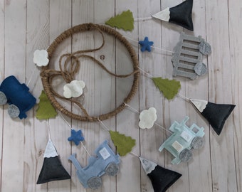 Train Baby Mobile | Etsy