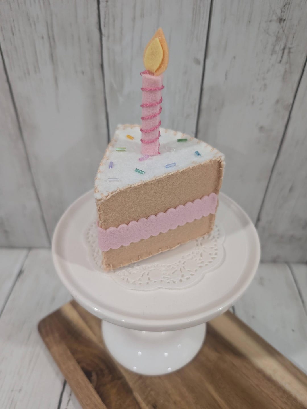 Birthday Cake Slice - Etsy