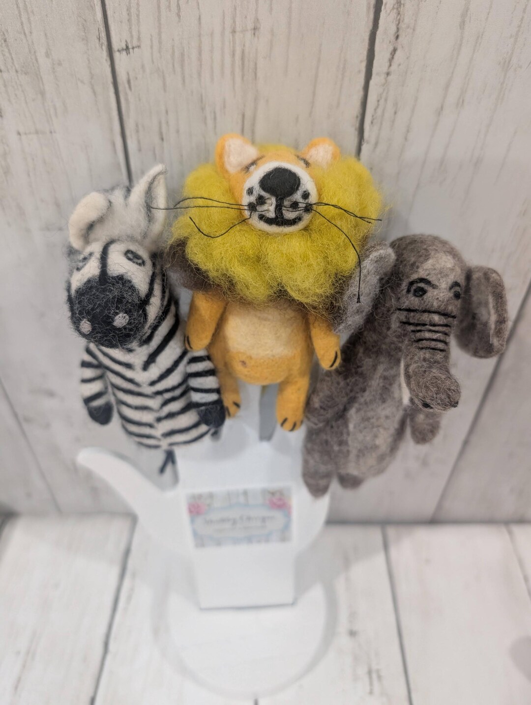 Zoo Finger Puppets - Etsy