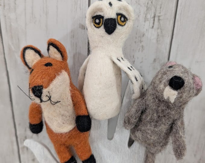 Woodland Puppets - Etsy