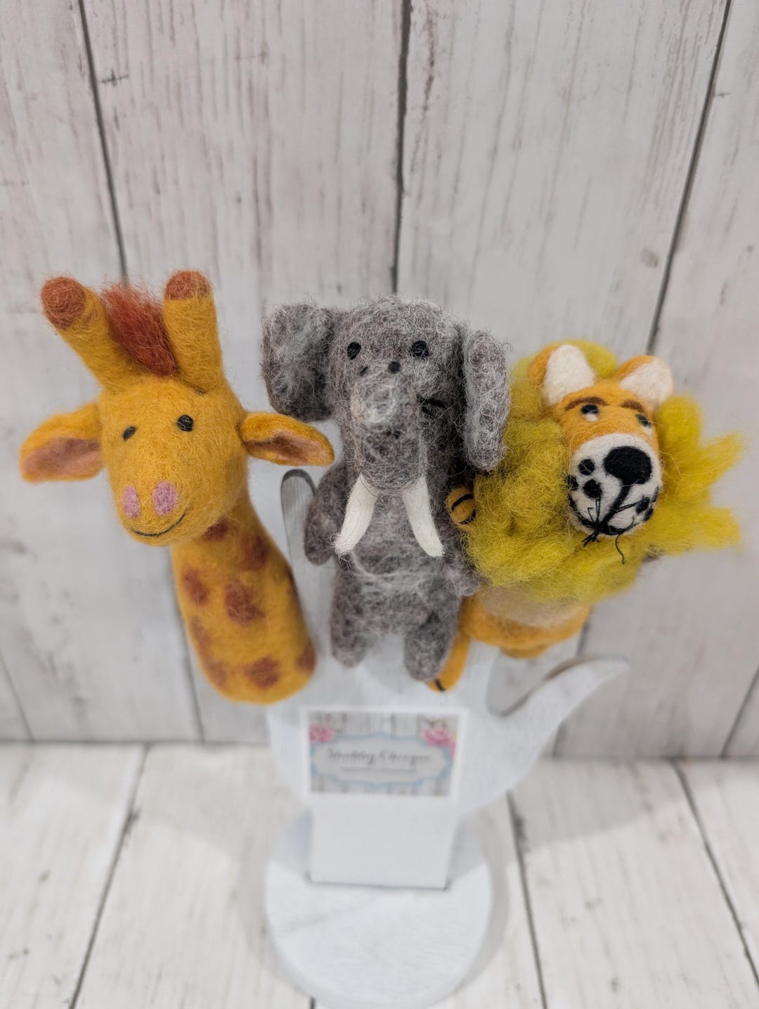 Zoo Finger Puppets - Etsy