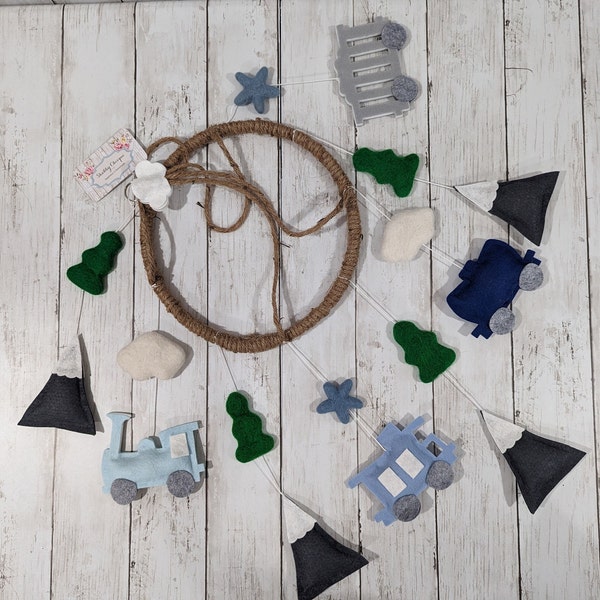 Train Baby Mobile - Etsy