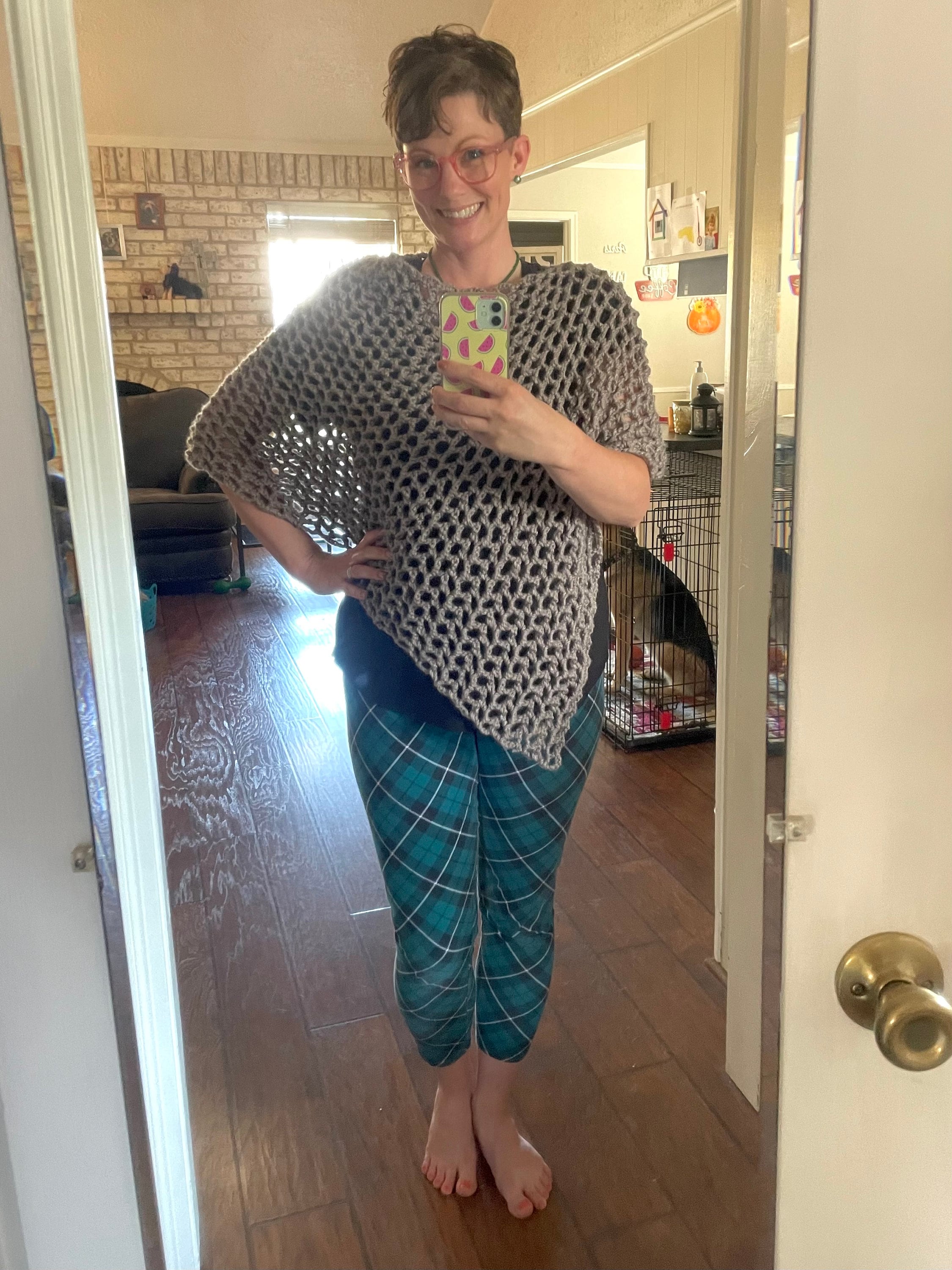 Easy Lightweight Fashion Poncho - Crochet PATTERN - Beginner Level ...