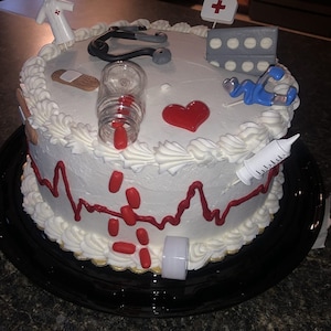 Nursing Cake Topper, Nurse Cake, RN Cake Topper, RN Cake, Nurse ...