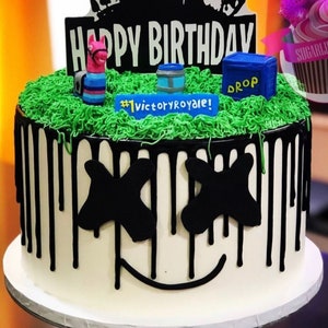 Gamer Cake Topper, Boys Cake Topper, Gamer Inspired Themed Party, Boys ...