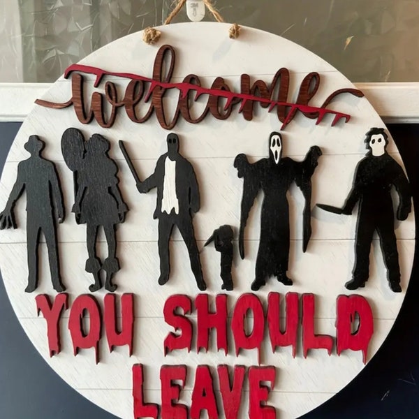 Horror Movie Signs - Etsy
